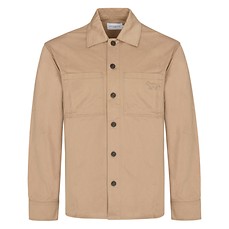 MAISON KITSUNE #BEIGE / SNAPS OVERSHIRT_男士_L