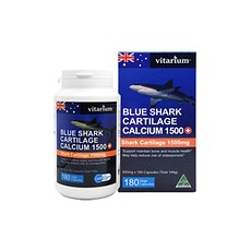 VITARIUM BLUE SHARK CARTILAGE CALCIUM 1500 180粒胶囊