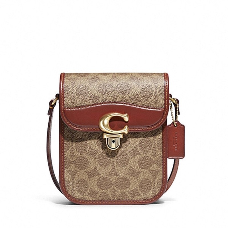 COACH 经典标志帆布TALL STUDIO斜挎包C8484 B4NQ4_免税价格_亿点免税