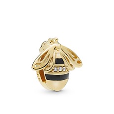 潘多拉/PANDORA Pandora Reflexions bee clip charm in Pandora Shine with ...