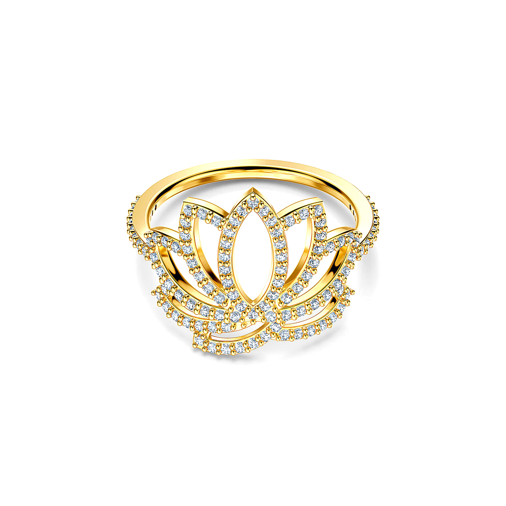 施华洛世奇 swa symbol 戒指 金色 55_免税价格_亿点免税