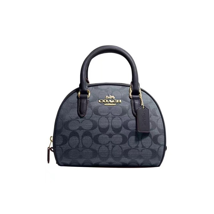 COACH 蓝色女士手提包 CH140-IMDEI